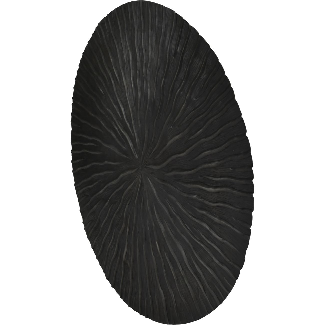 Bromley Black aluminium Wall Disc 92 cm Wall art metal