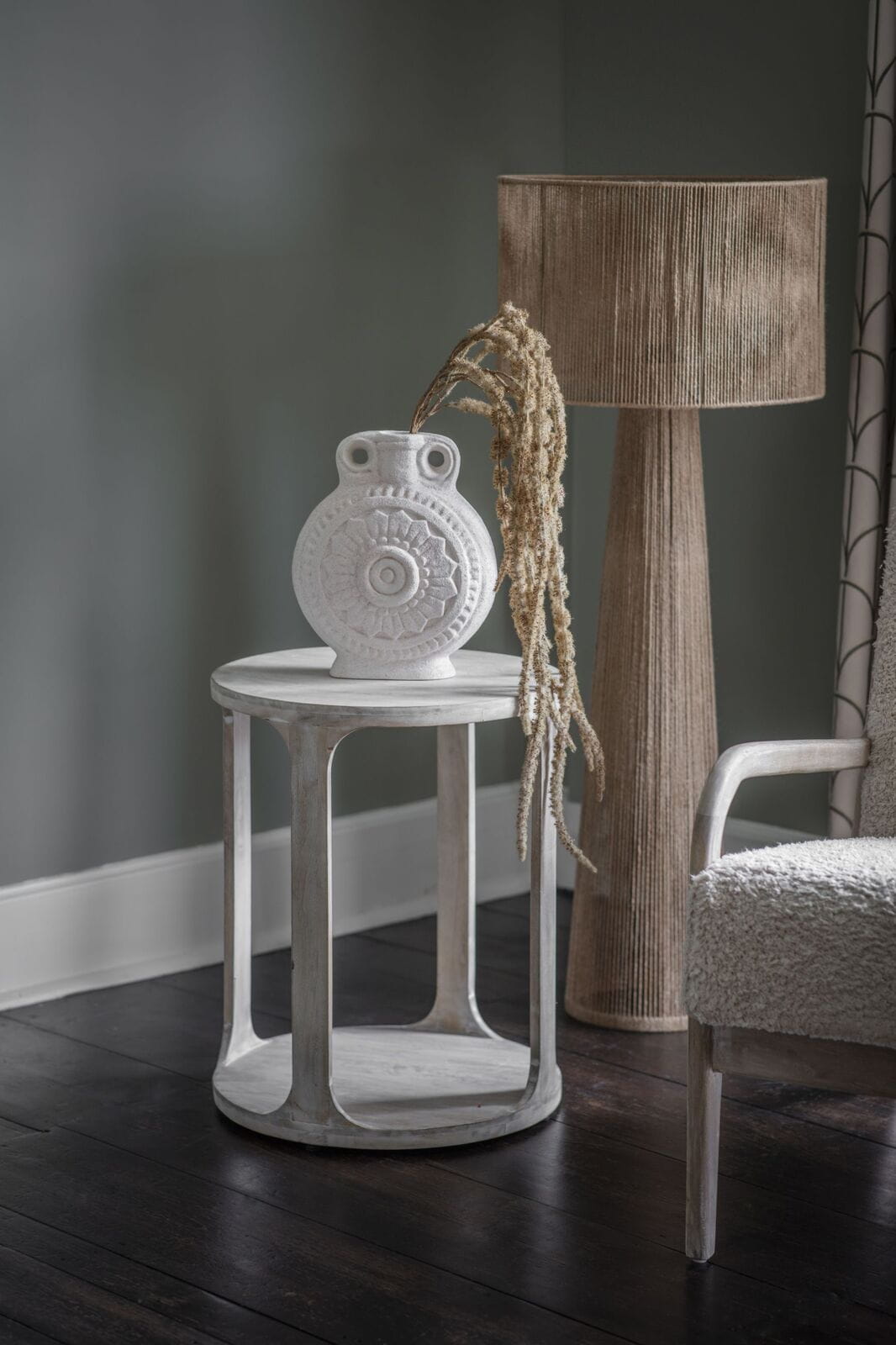 Unique Designer Jute Natural 120 cm Floor Lamp